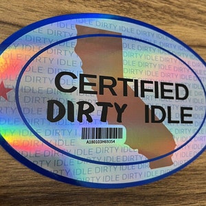 Certified Dirty Idle Vinyl Sticker | Diesel Truck Decal Pair 6 Inch - Etsy