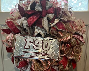 Fsu Wreath - Etsy