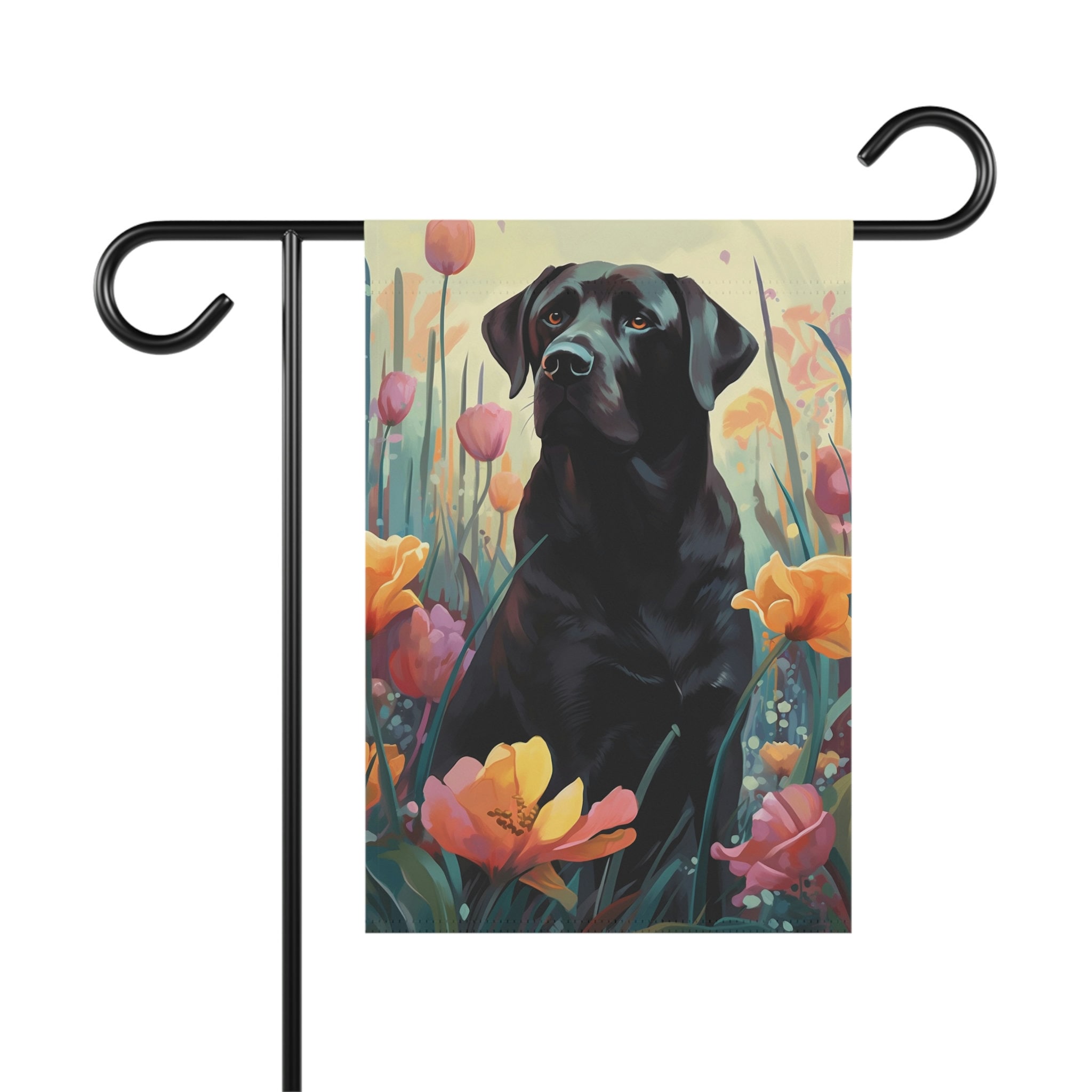 Black Lab Garden Flag for Black Labrador Dog Lovers Yard Sign - Etsy