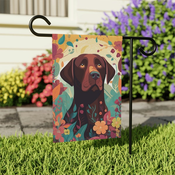 Chocolate Lab Yard Sign - Etsy