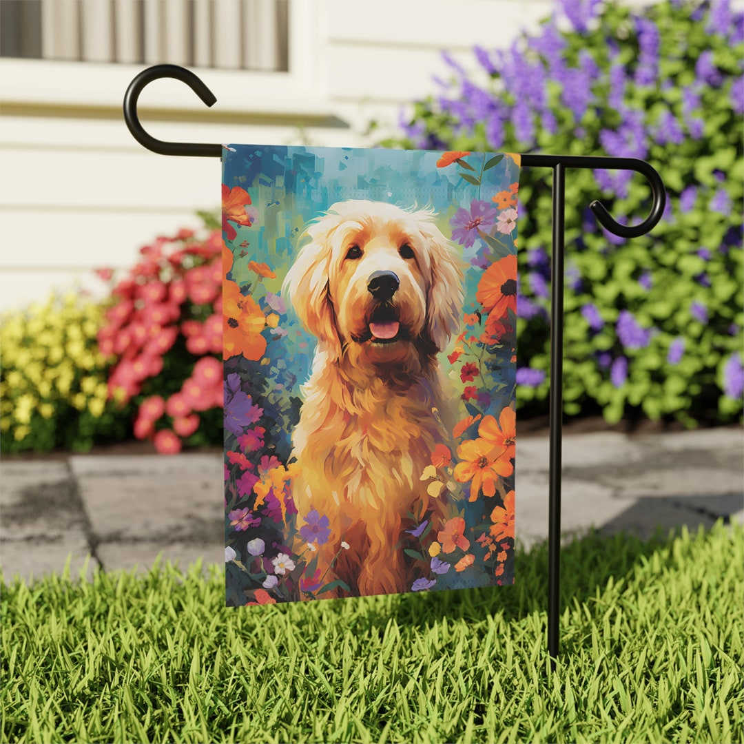 Doodle Dog Garden Flag for Labradoodle Goldendoodle Dog Lovers ...