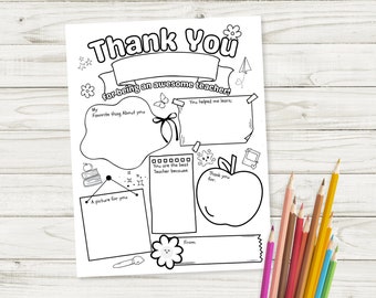 Teacher Appreciation Printable Week Gift, Thank You Teacher Gifts ...