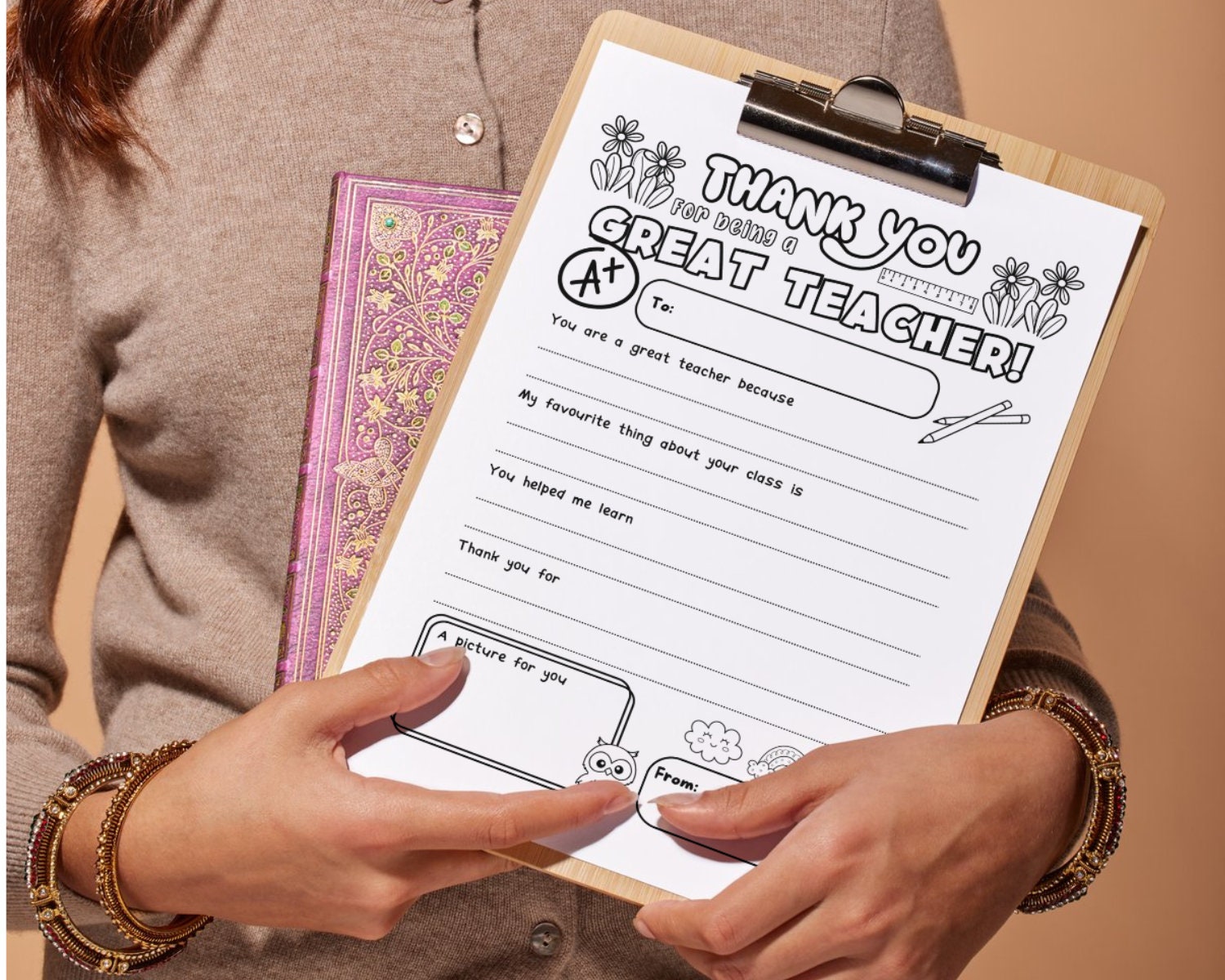 Teacher Appreciation Printable Week Gift, Thank You Teacher Gifts ...