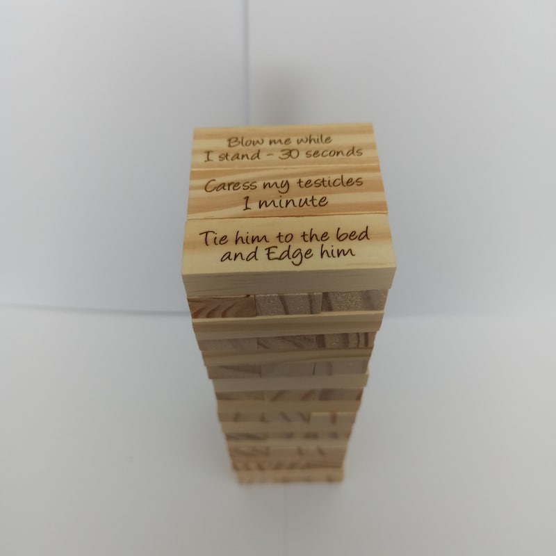 Sexy Jenga Game - Etsy