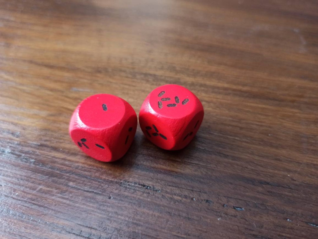 2 Predator Numerical 6 Sided Dice, Professionally Custom Made. - Etsy