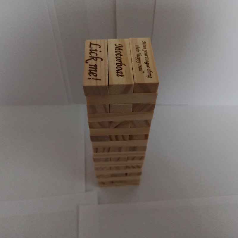 Naughty Jenga - Etsy