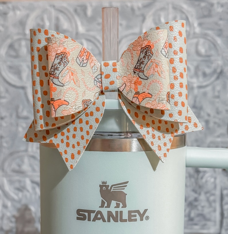 Straw Topper Bow, Stanley,stanley Tumbler Straw Topper, Bows for ...