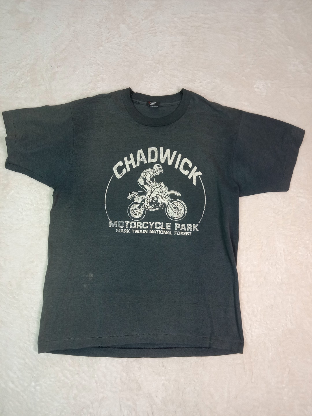 Vintage Chadwick Motorcycle Park Mark Twain National Forest T Shirt ...
