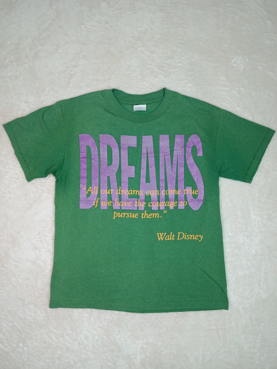 Vintage Walt Disney Wording T Shirt Tees - Etsy