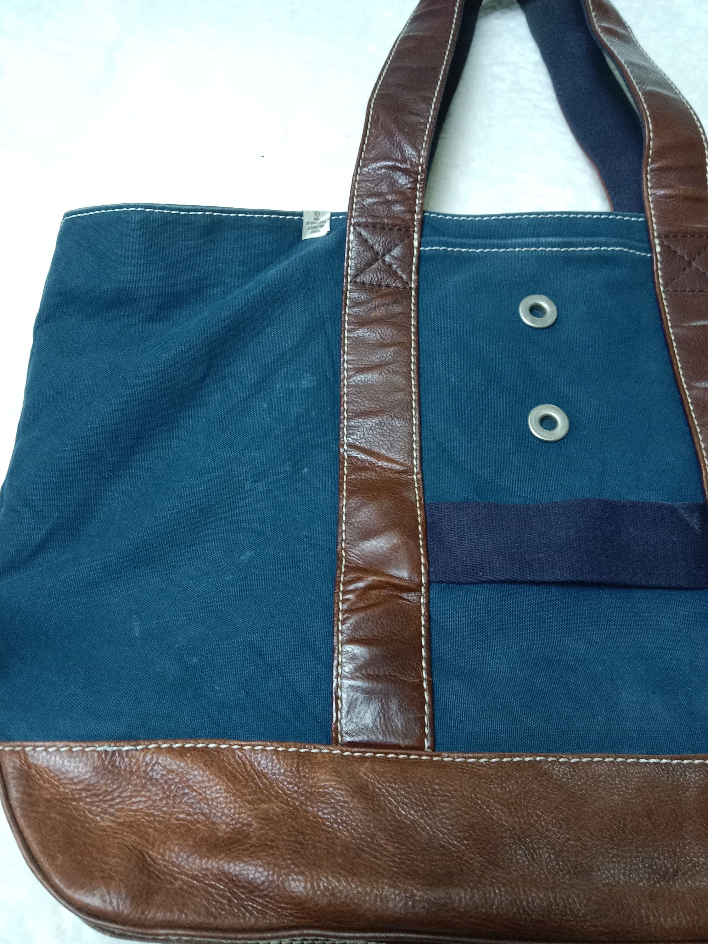 Visvim Homer Canvas Leather Tote Bag - Etsy Visvim Homer Canvas Leather Tote Bag - Etsy