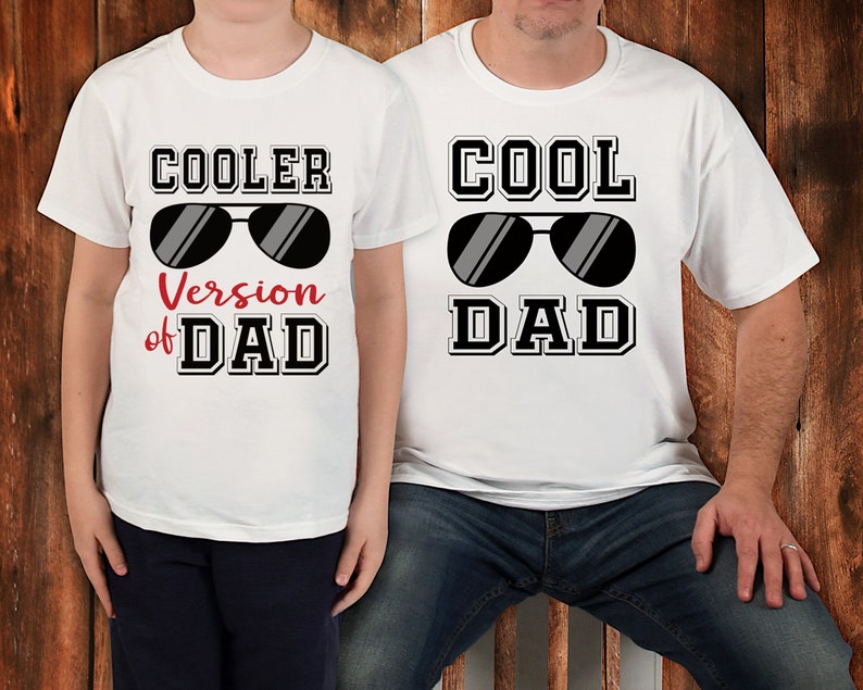 Funny Cool Dad/cooler Version of Dad Bundle SVG Father's - Etsy