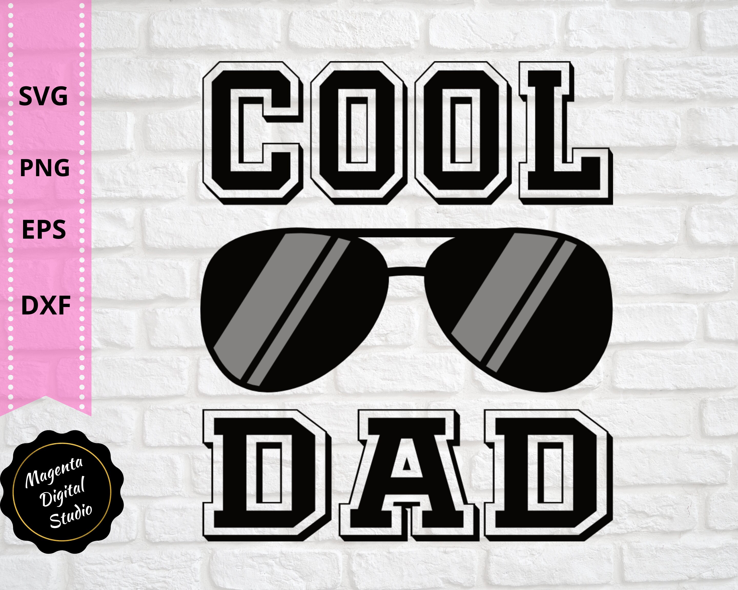 Funny Cool Dad/cooler Version of Dad Bundle SVG Father's - Etsy