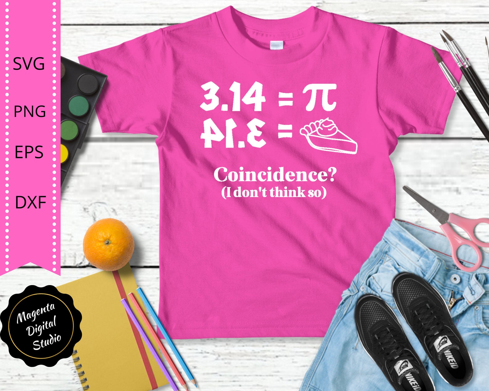 Cute Pi Day SVG SVG Vinyl Cut File for Cricut and Silhouette - Etsy