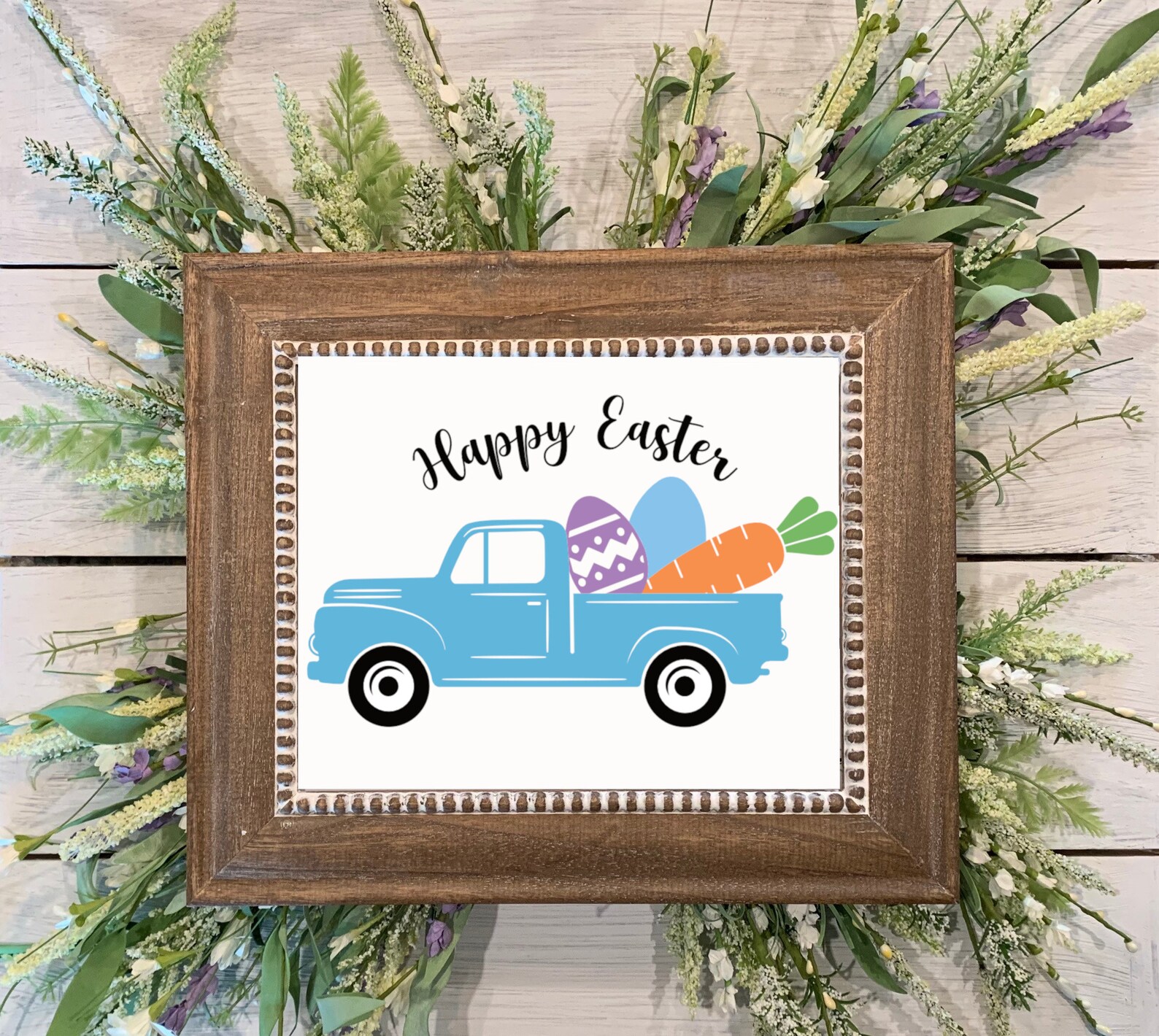 Vintage Easter Truck SVG Egg Svg Easter EGGS Carrot Svg | Etsy
