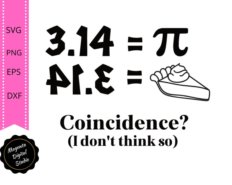 Cute Pi Day SVG SVG Vinyl Cut File for Cricut and Silhouette - Etsy