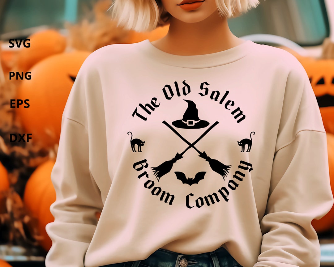 The Old Salem Broom Company SVG Halloween SVG Vinyl Cut File for Cricut ...