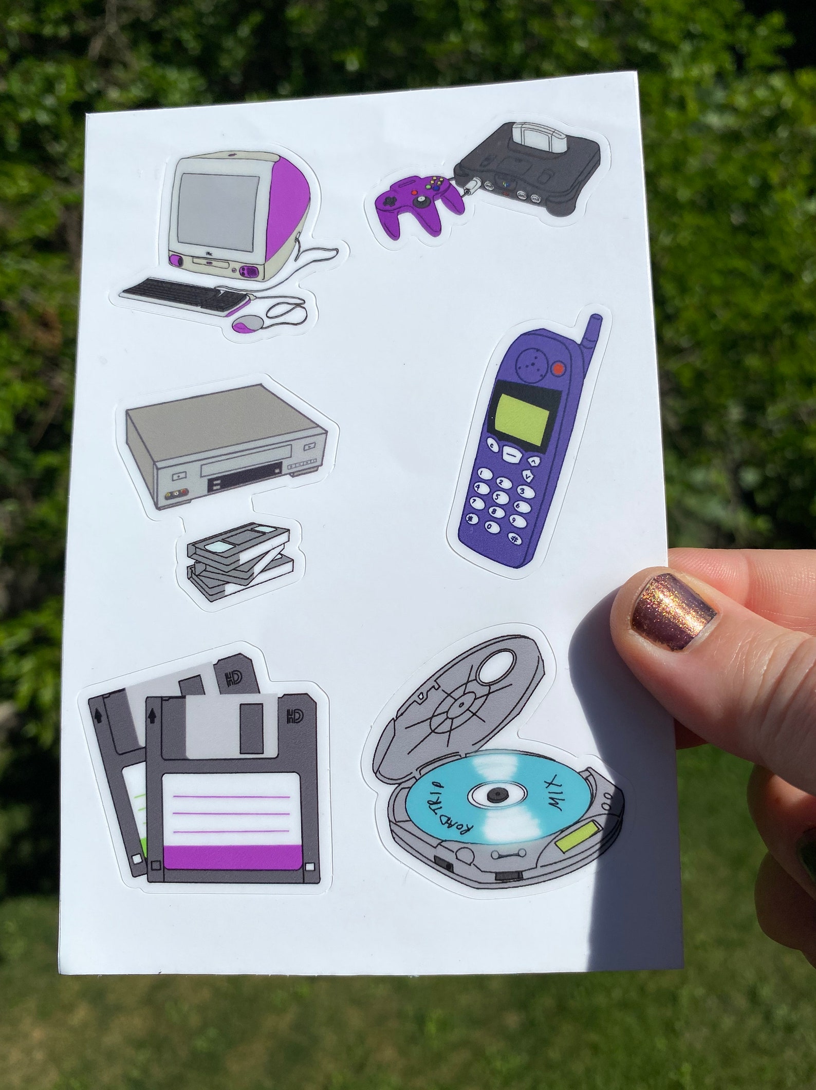 Y2K Compliant Sticker Pack - Etsy