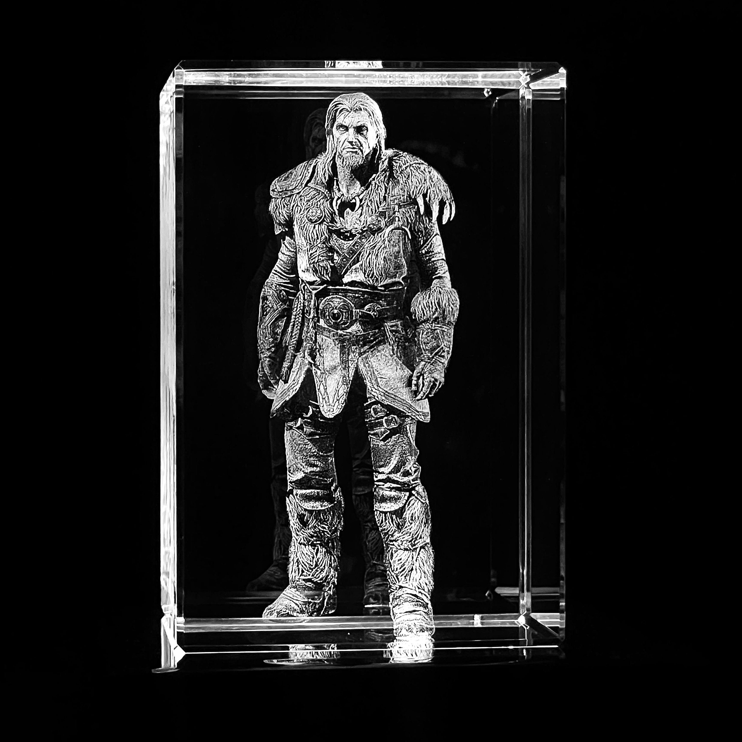 Necromancer 3D Photo Crystal Gamer Gift RPG Lover Game Room - Etsy