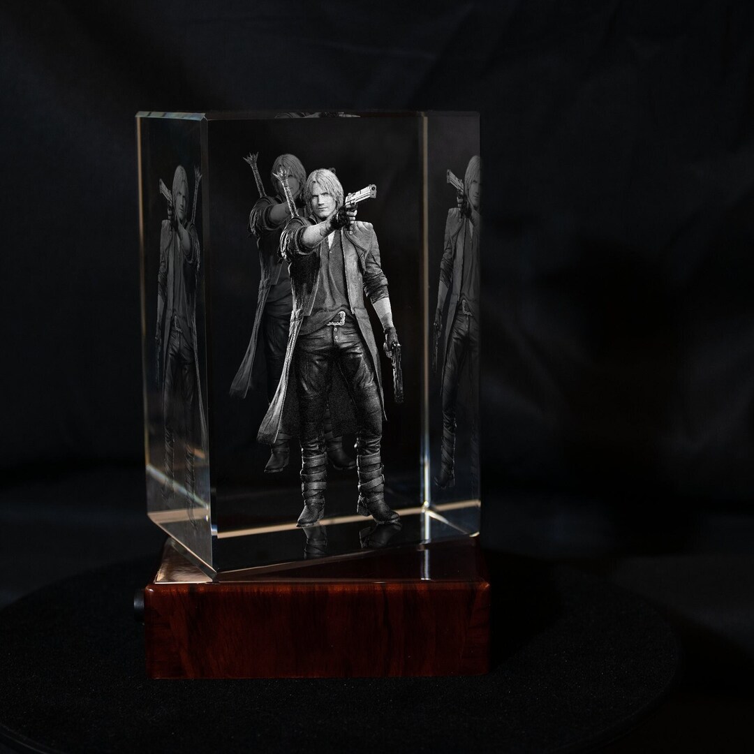 Dante 3D Art, Gamer Gift, DMC Decor, Gifts for Him, Laser Etched ...
