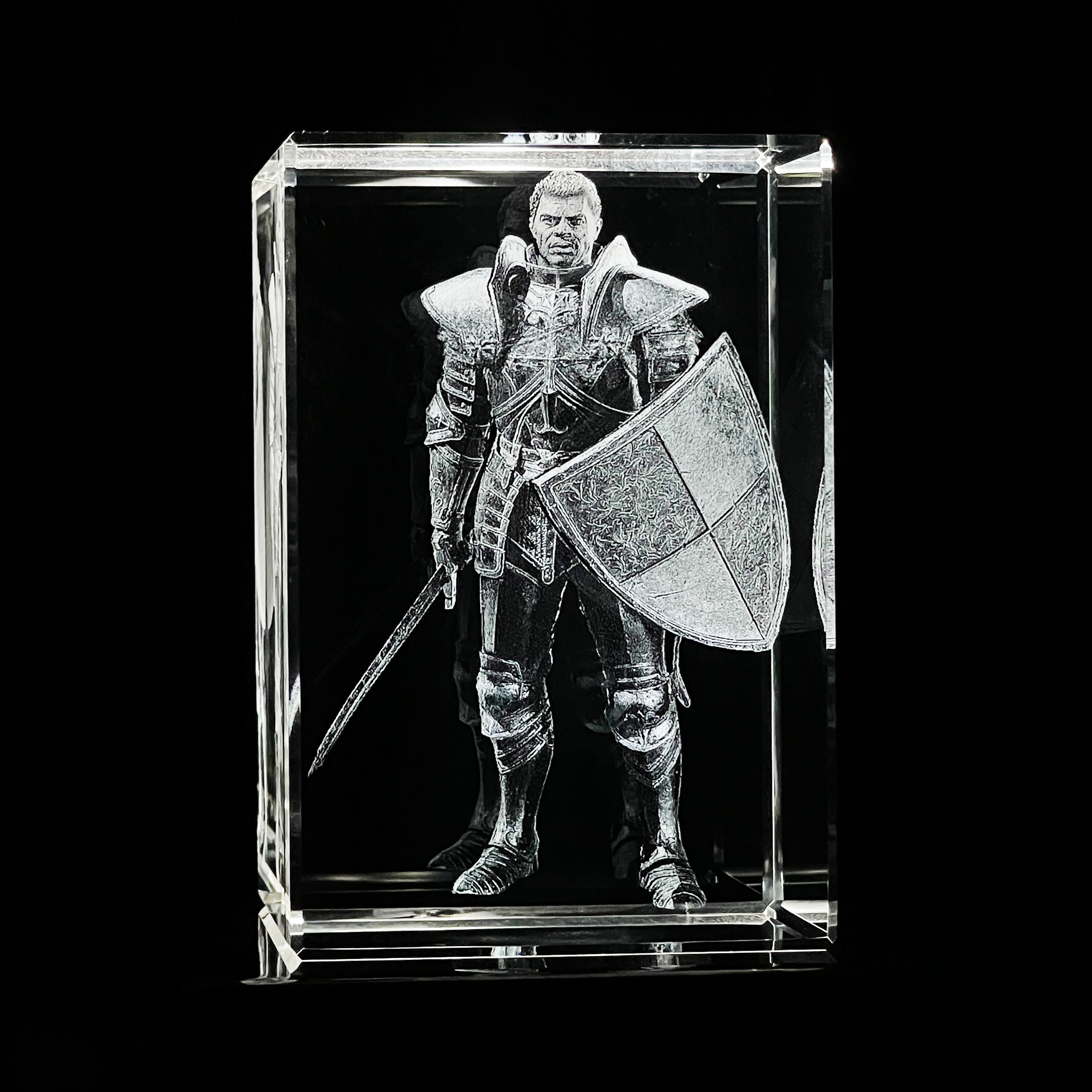 Necromancer 3D Photo Crystal Gamer Gift RPG Lover Game Room - Etsy