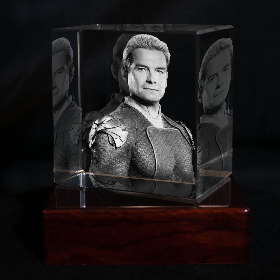 Homelander 3D Photo Crystal, Gift for Him, the Boys, Game Room Decor ...