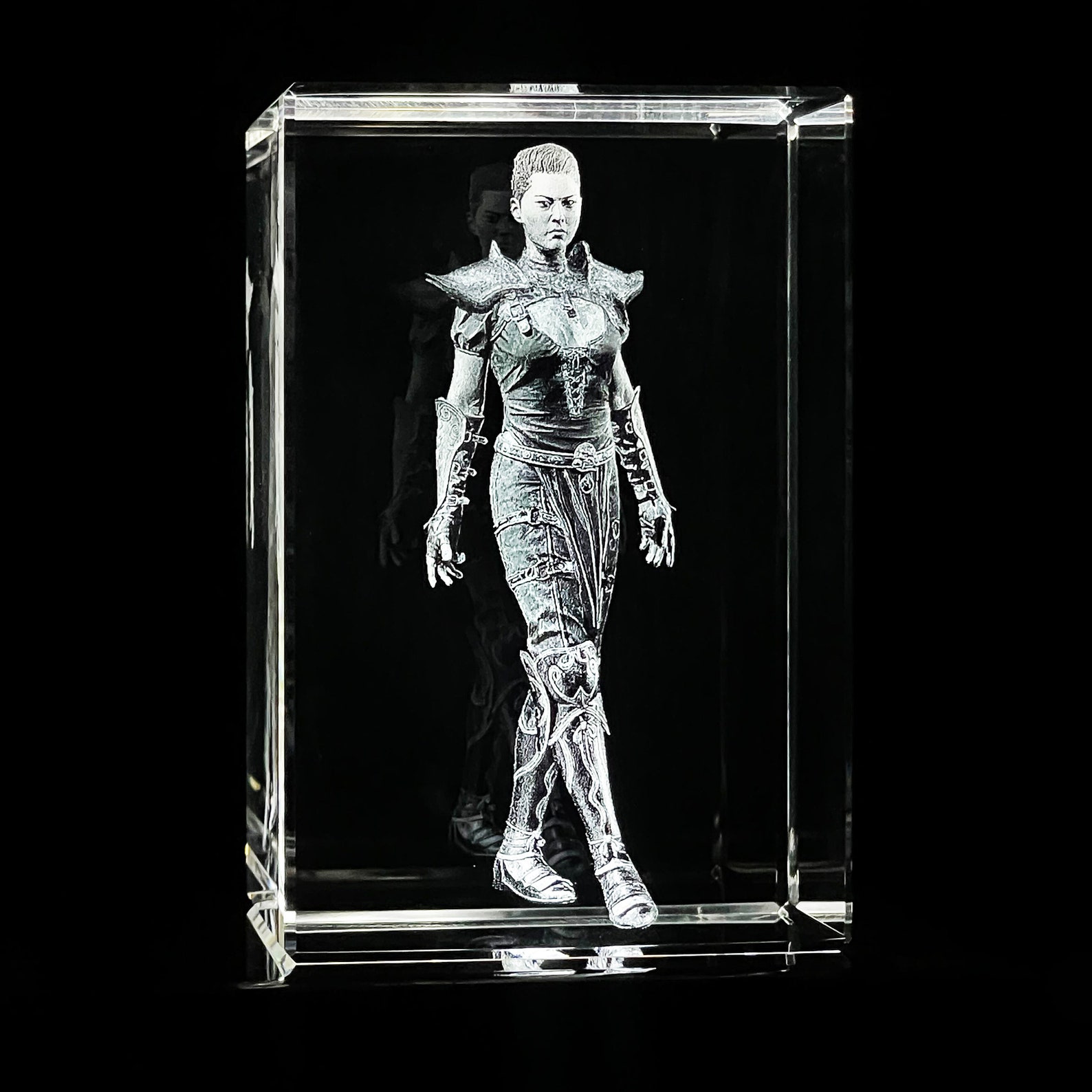 Necromancer 3D Photo Crystal Gamer Gift RPG Lover Game Room - Etsy