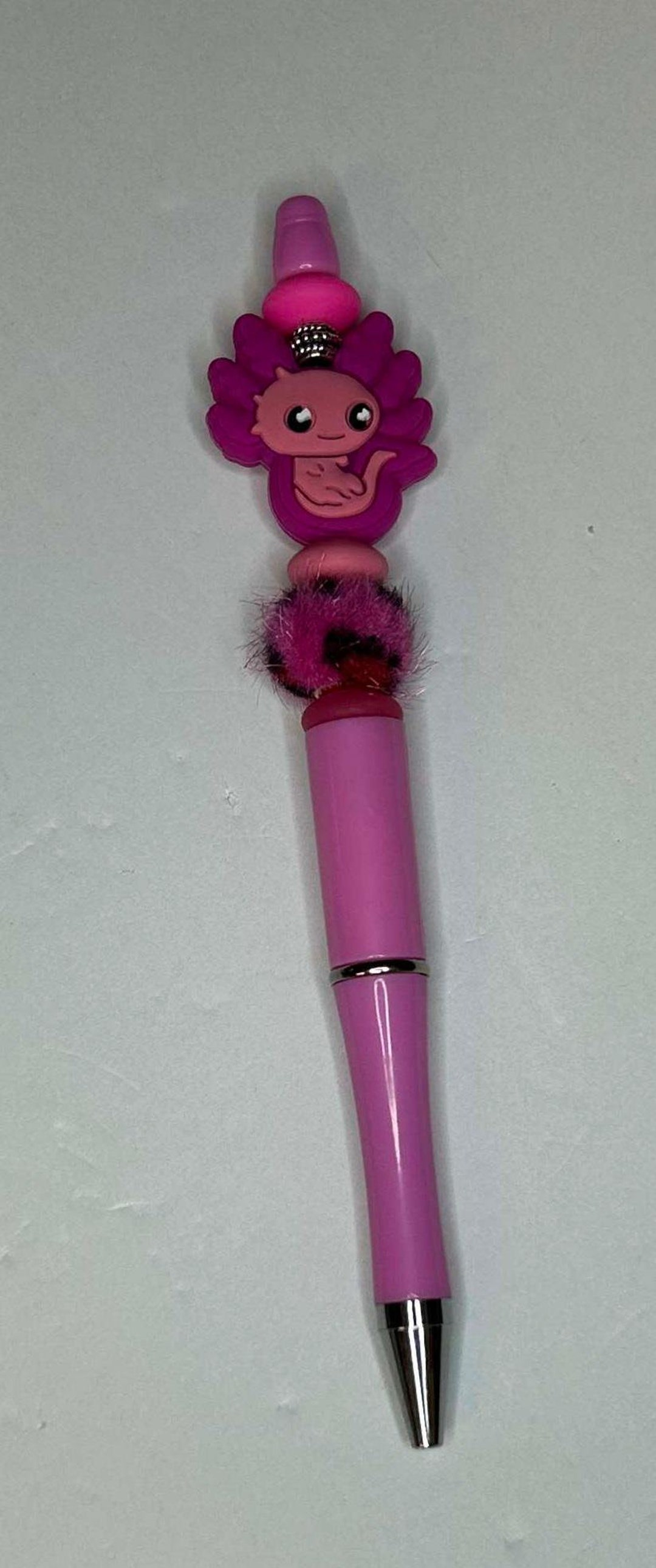 Pink Axolotl Pen - Etsy