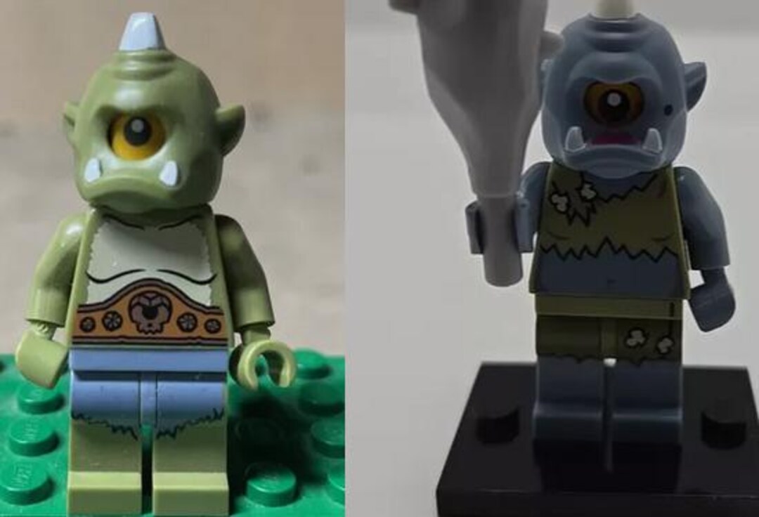 LEGO MINIFIG Lot of Two CYCLOPS Series 9 and Series 13 Lady Cyclops - Etsy