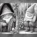 Gnomes Life Grayscale Coloring Book Adult. Whimsical World of - Etsy