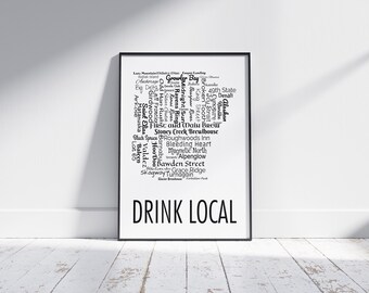 Georgia Drink Local, Beer Poster Print, Digital Download - Etsy