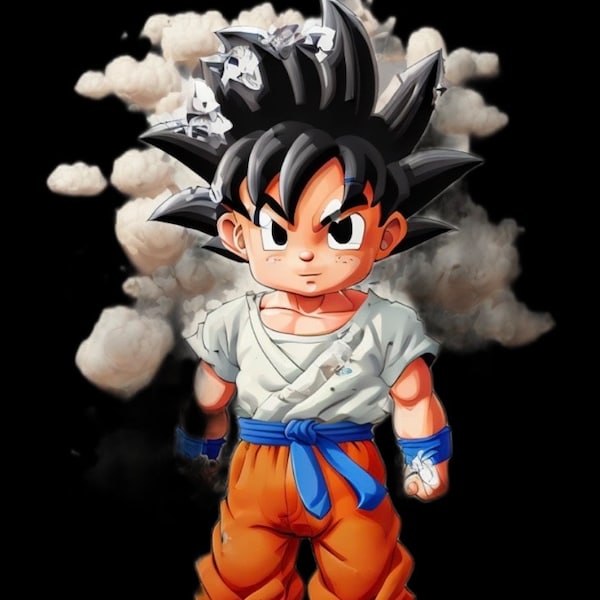 Goku svg - Etsy España