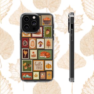 Stamps Clear Phone Case, Unique Vintage Phone Case for iPhone - Etsy