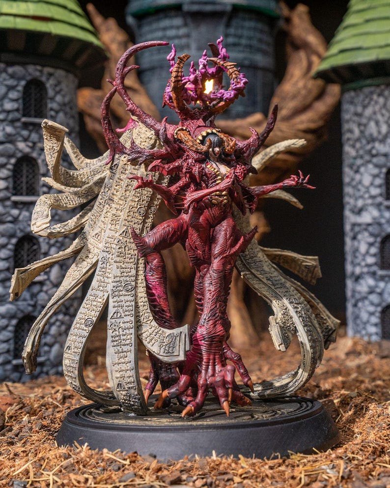 Unholy Monster RPG Model W/ Base | 32mm and 75mm Scale Options | D&D ...