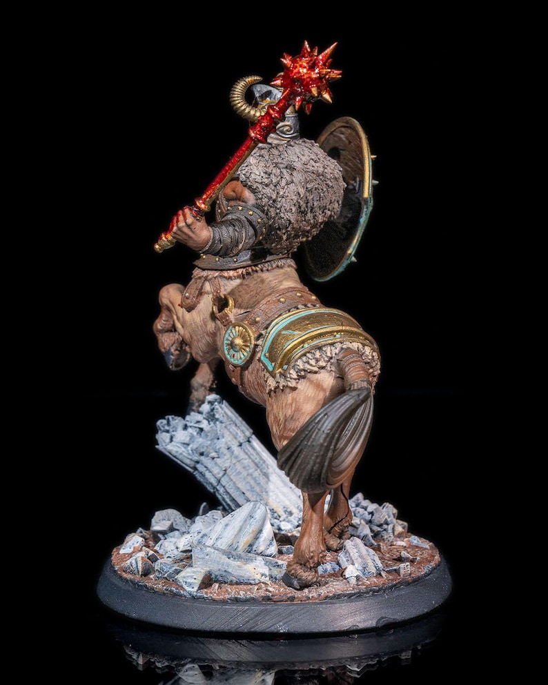Centaur Warrior RPG Model W/ Base | 32mm and 75mm Scale Options | D&D ...