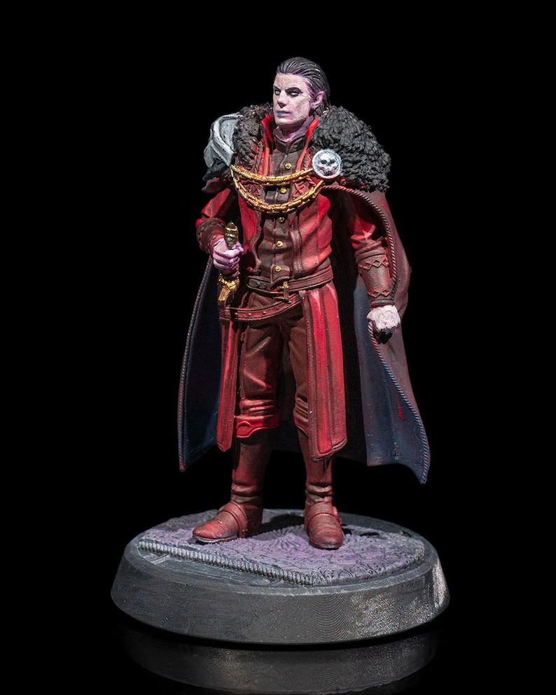 Vampire Lord RPG Model W/ Base | 32mm and 75mm Scale Options | D&D ...