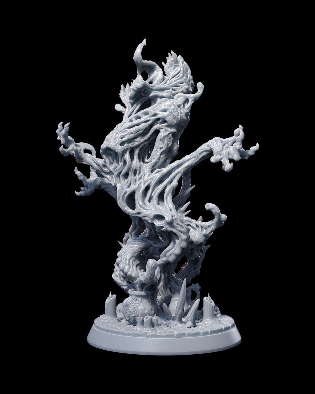 Blood Elemental RPG Model W/ Base | 32mm and 75mm Scale Options | D&D ...
