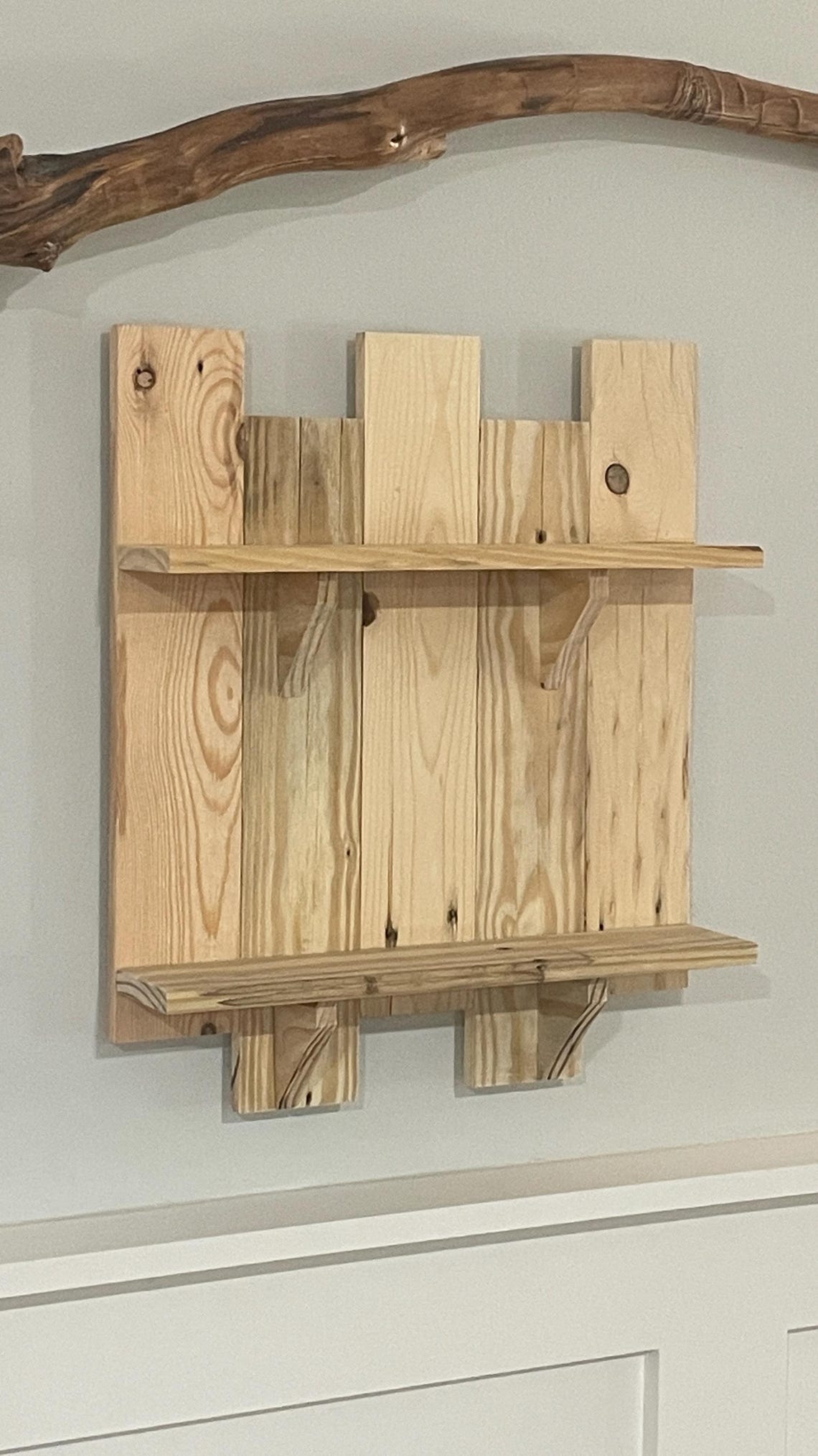 Rustic Farmhouse Shelf - Etsy