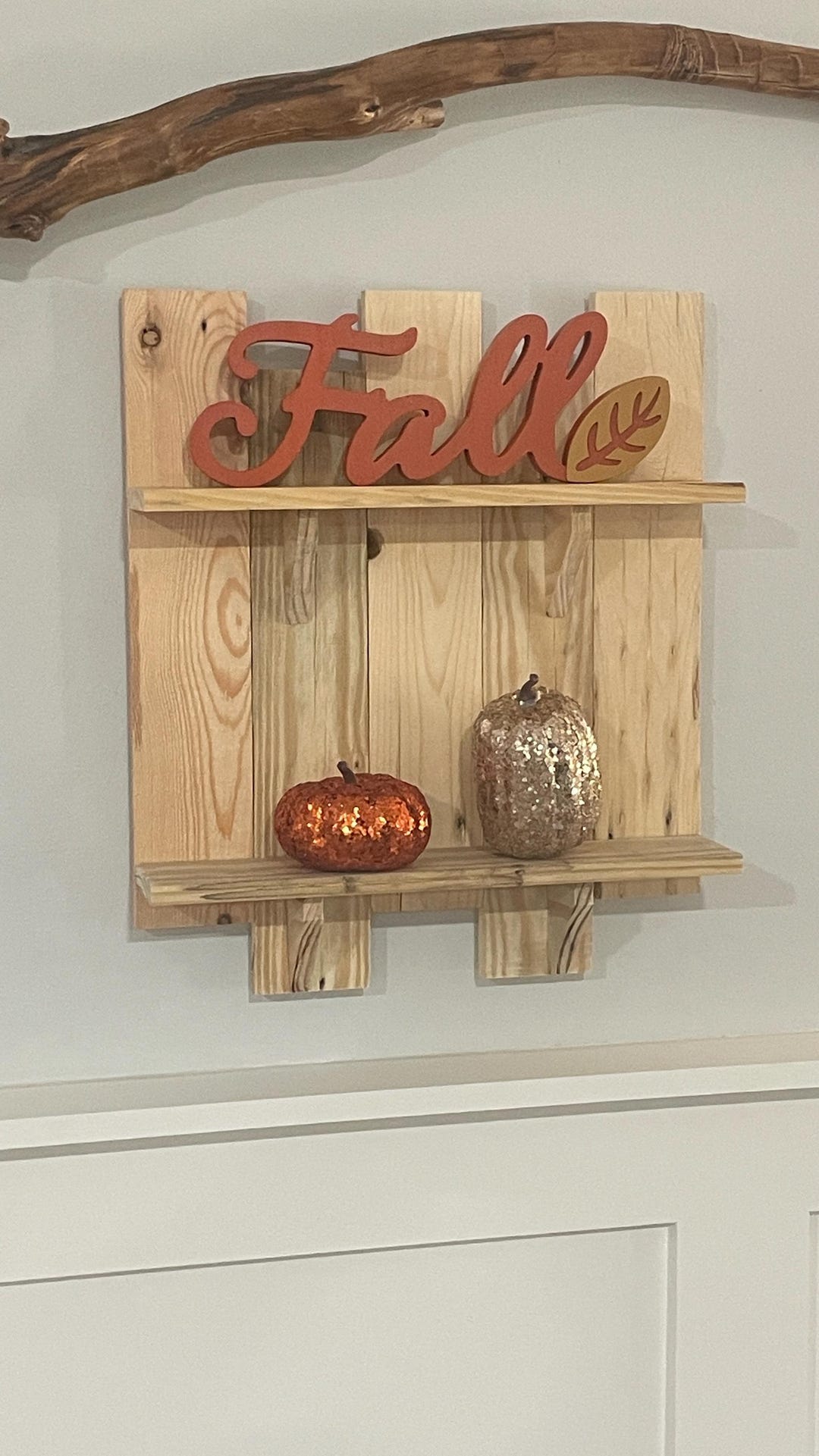 Rustic Farmhouse Shelf. - Etsy