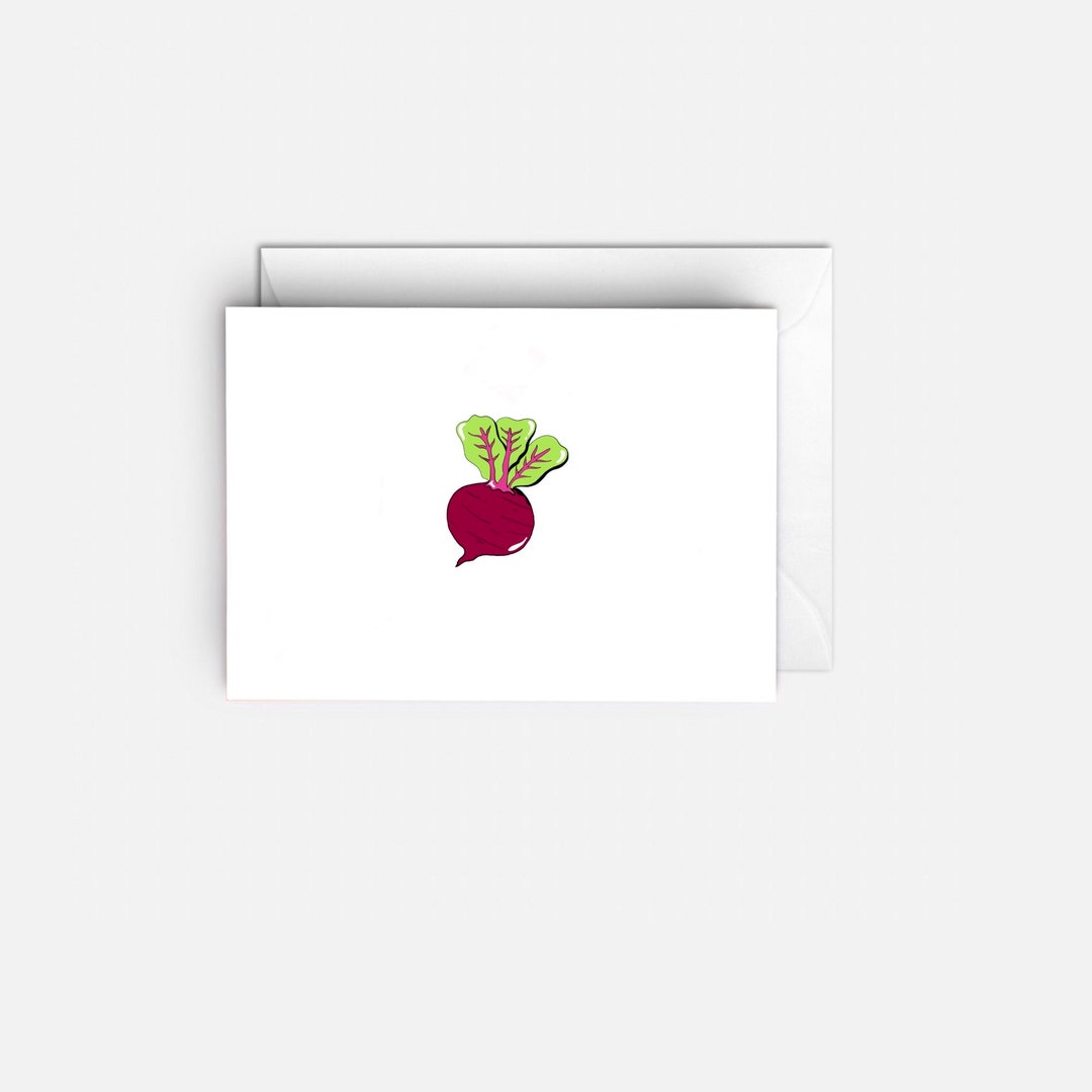 Beet Beauty (solo) Greeting Card Bundles (10, 30, 50 Pcs) - Etsy