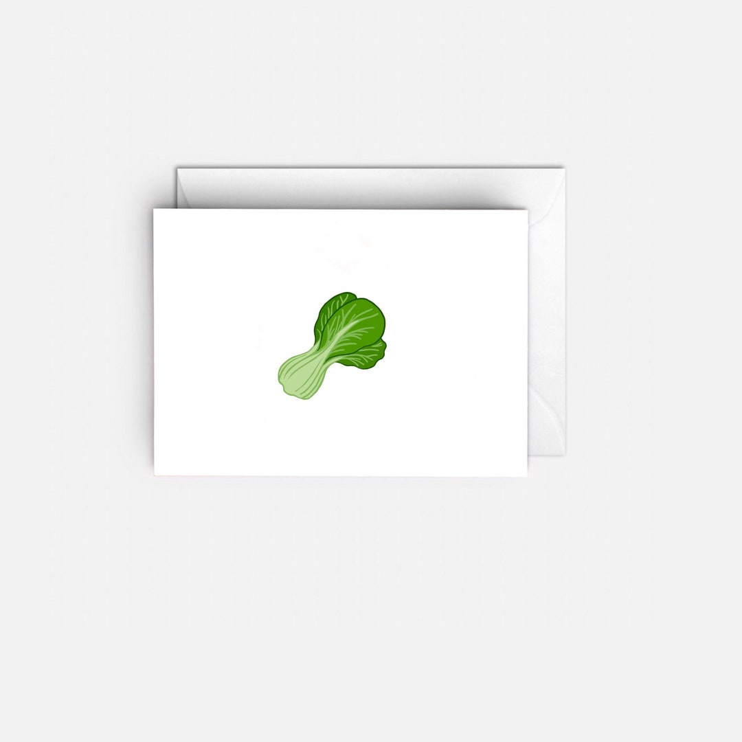 Bok Choy Baby (solo) Greeting Card Bundles (10, 30, 50 Pcs) - Etsy