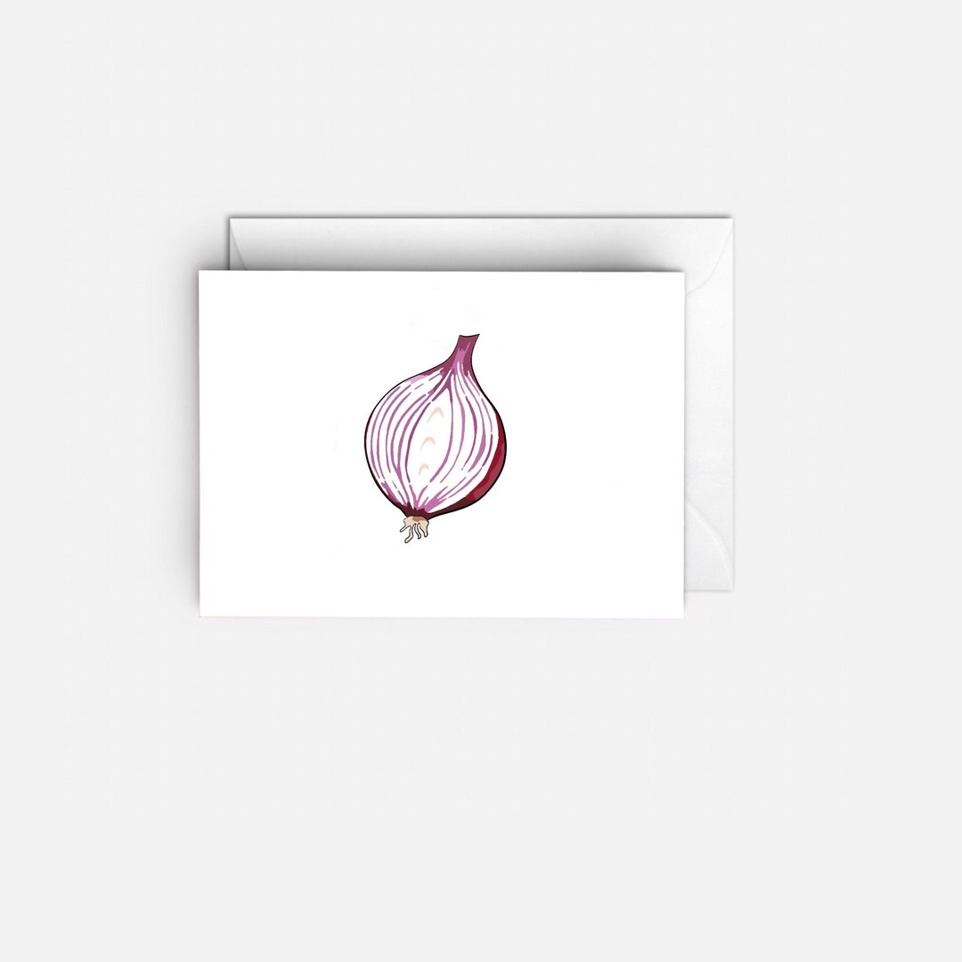 Rad Red Onion Greeting Card Bundles (10, 30, 50 Pcs) - Etsy