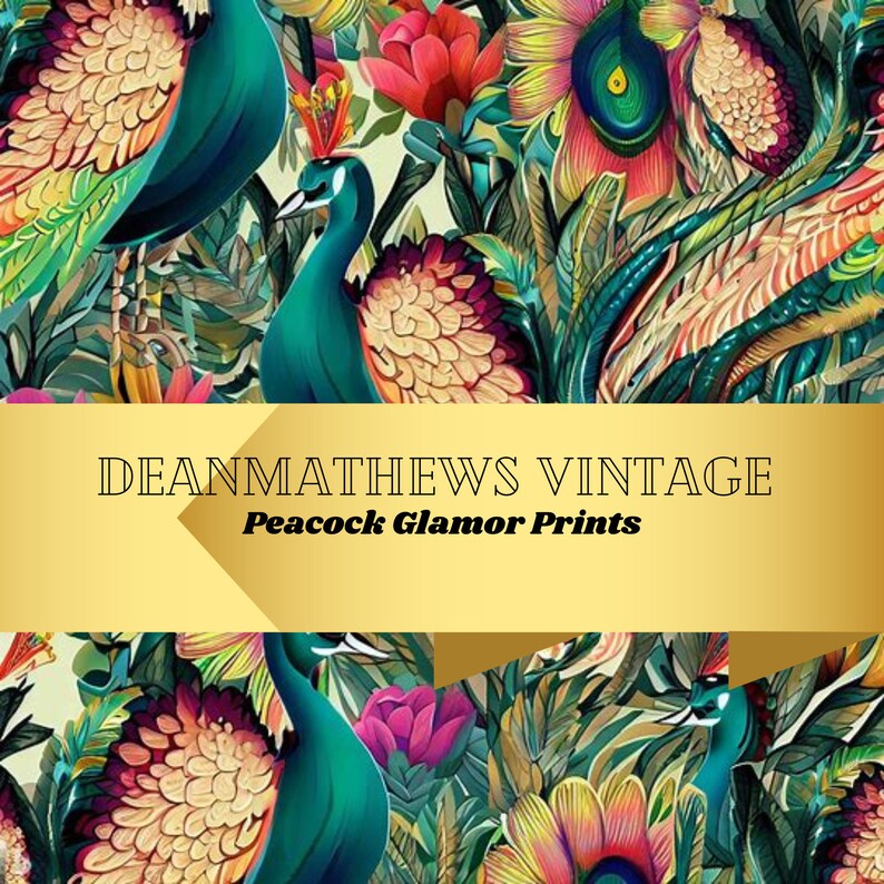 10 Beautiful Peacock Design Patterns - Etsy