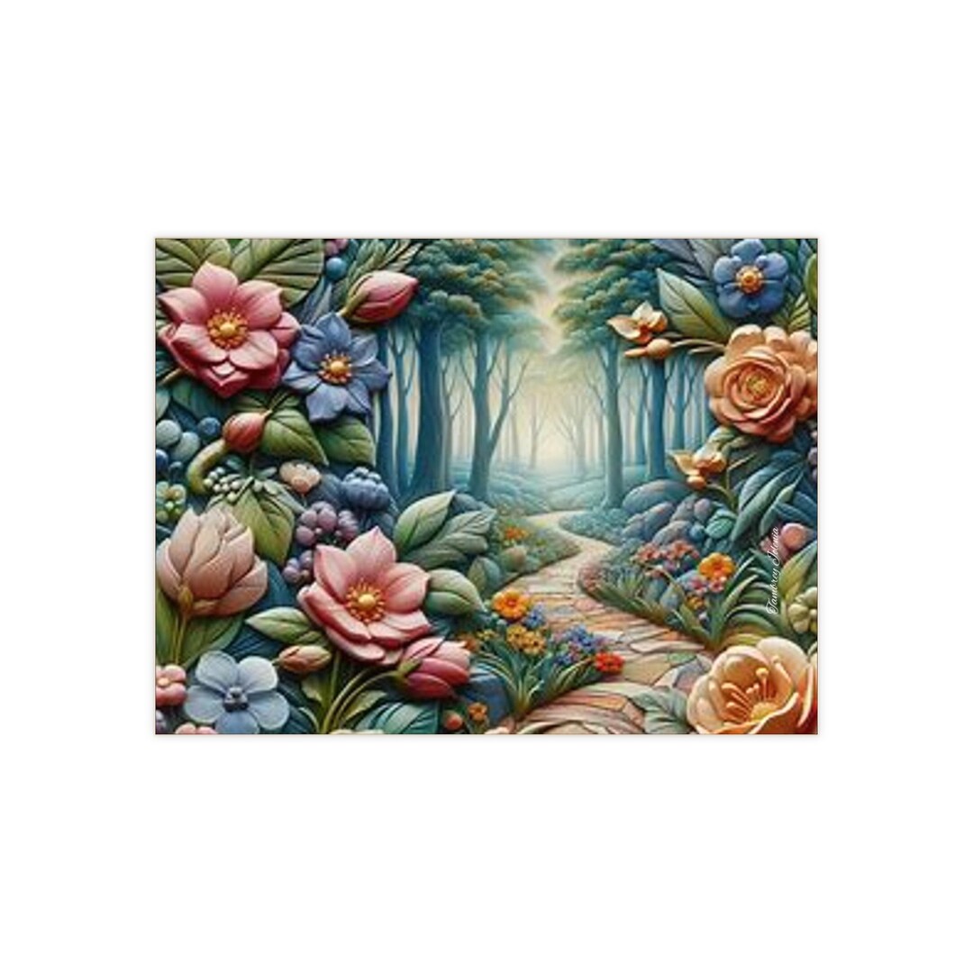 Secret Pathway Ceramic Photo Tile - Etsy