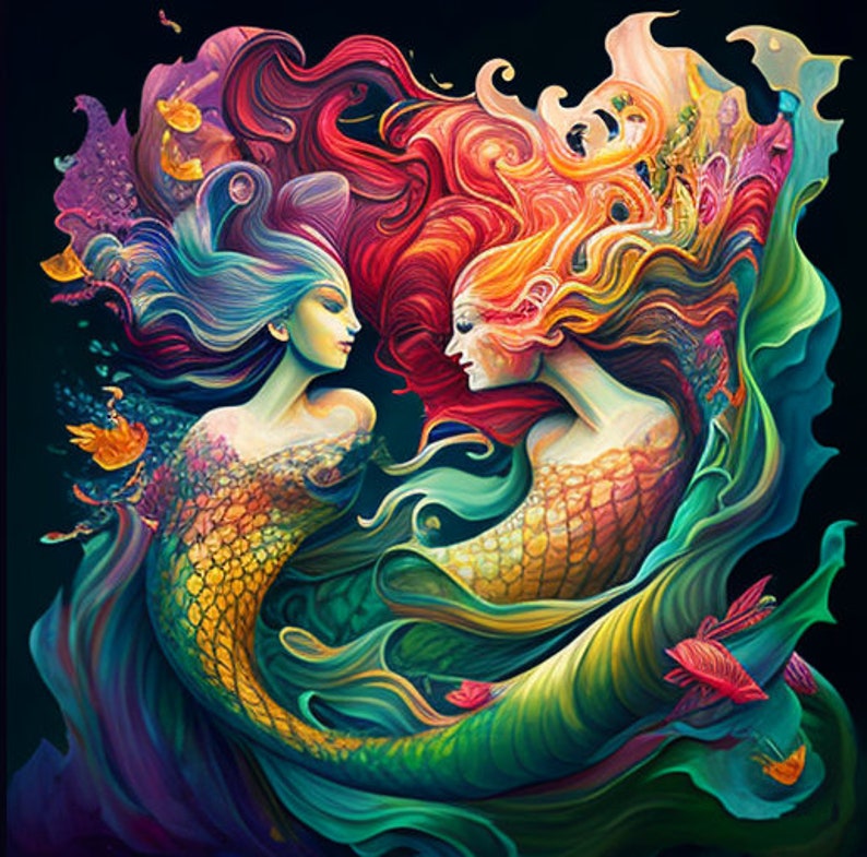 Mermaids of the Sea - Etsy