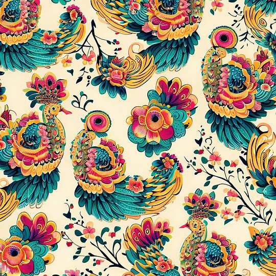 10 Beautiful Peacock Design Patterns - Etsy