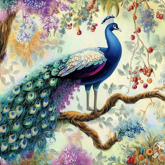 10 Beautiful Peacock Design Patterns - Etsy
