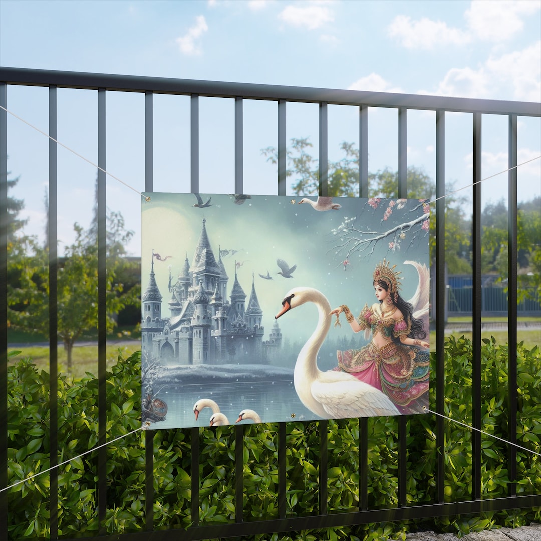Matte Banner Swan Princess - Etsy