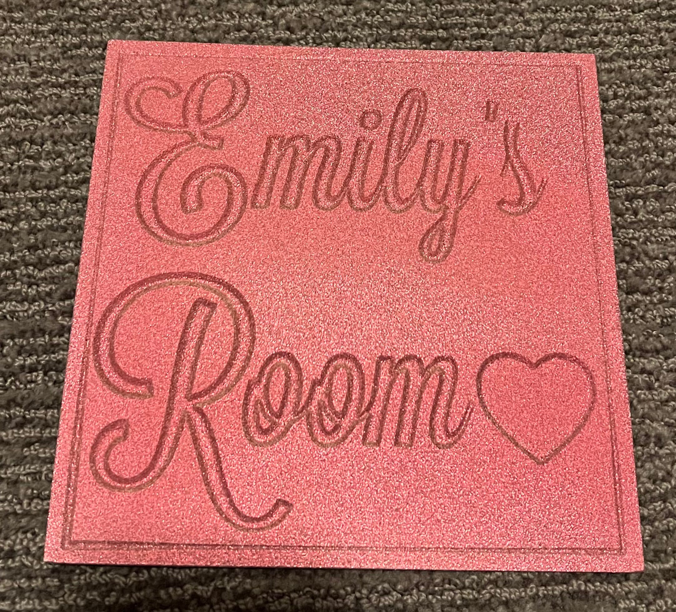 Custom 8x8 Engraved Sign - Etsy