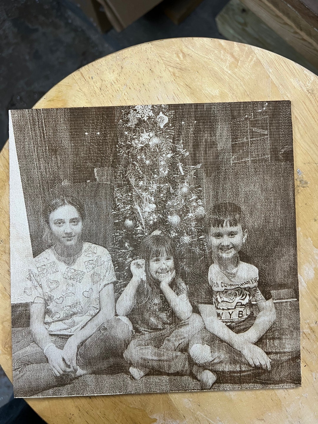 Custom 8x8 Laser Picture Engraving - Etsy
