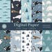 Arctic Patterns Winter Digital Paper Polar Bear Seamless Patterns Hand ...
